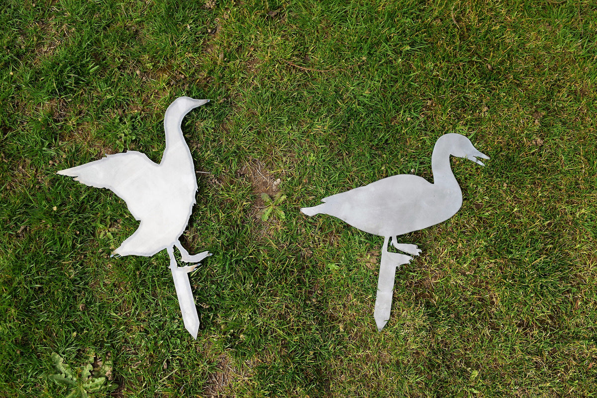 Steel Duck Yard & Garden Stakes